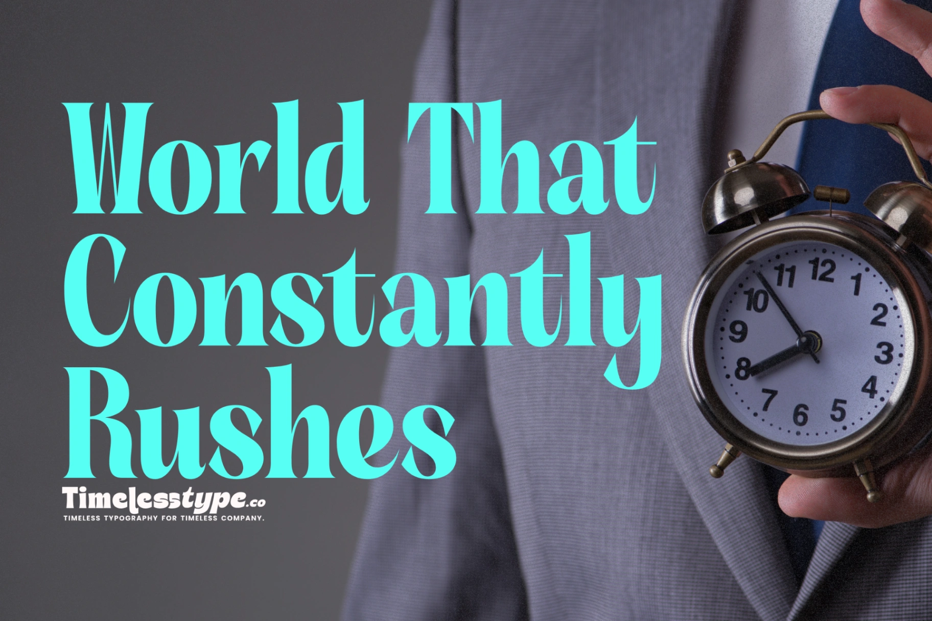 Living Well in a World That Constantly Rushes | Timeless Type