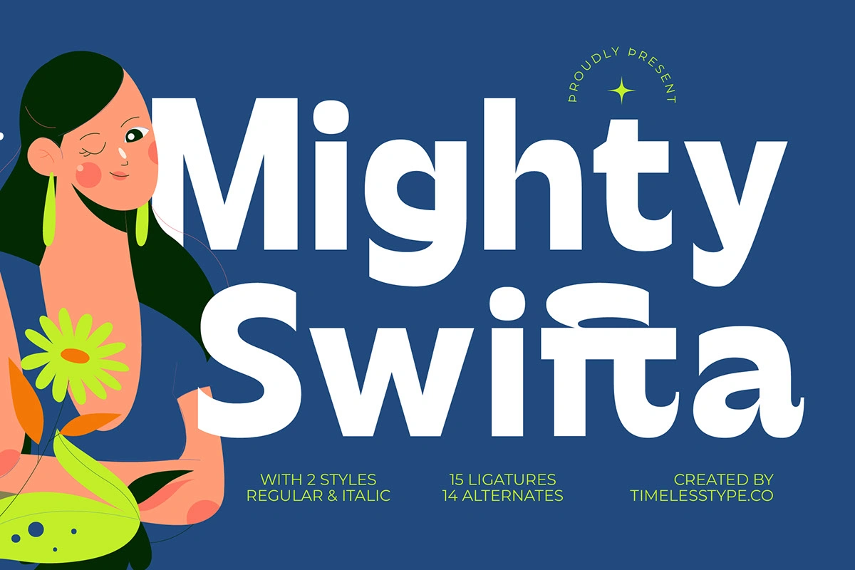Mighty Swifta - Modern Sans Serif Font Font | Timeless Type
