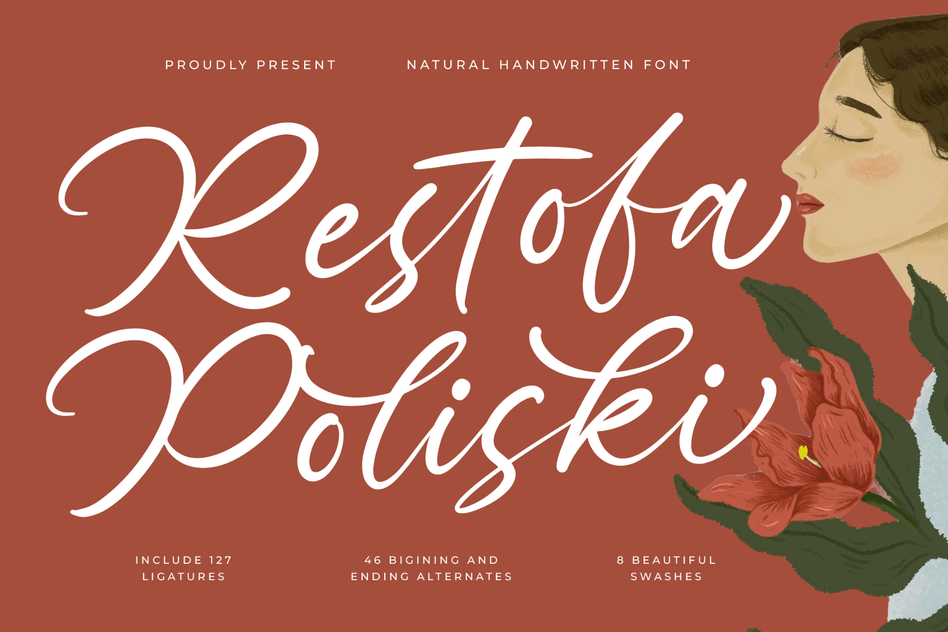 Restofa Poliski - Natural Handwritten Font Font | Timeless Type