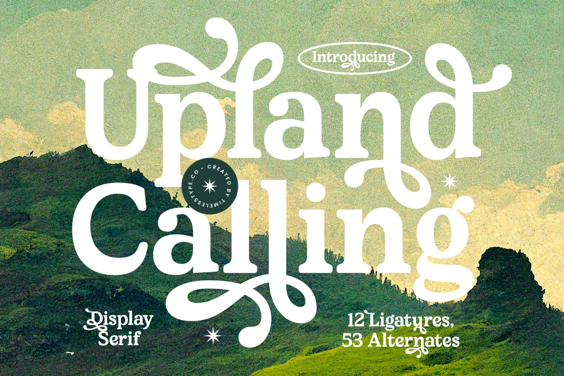 Upland Calling - Display Serif Font Font | Timeless Type