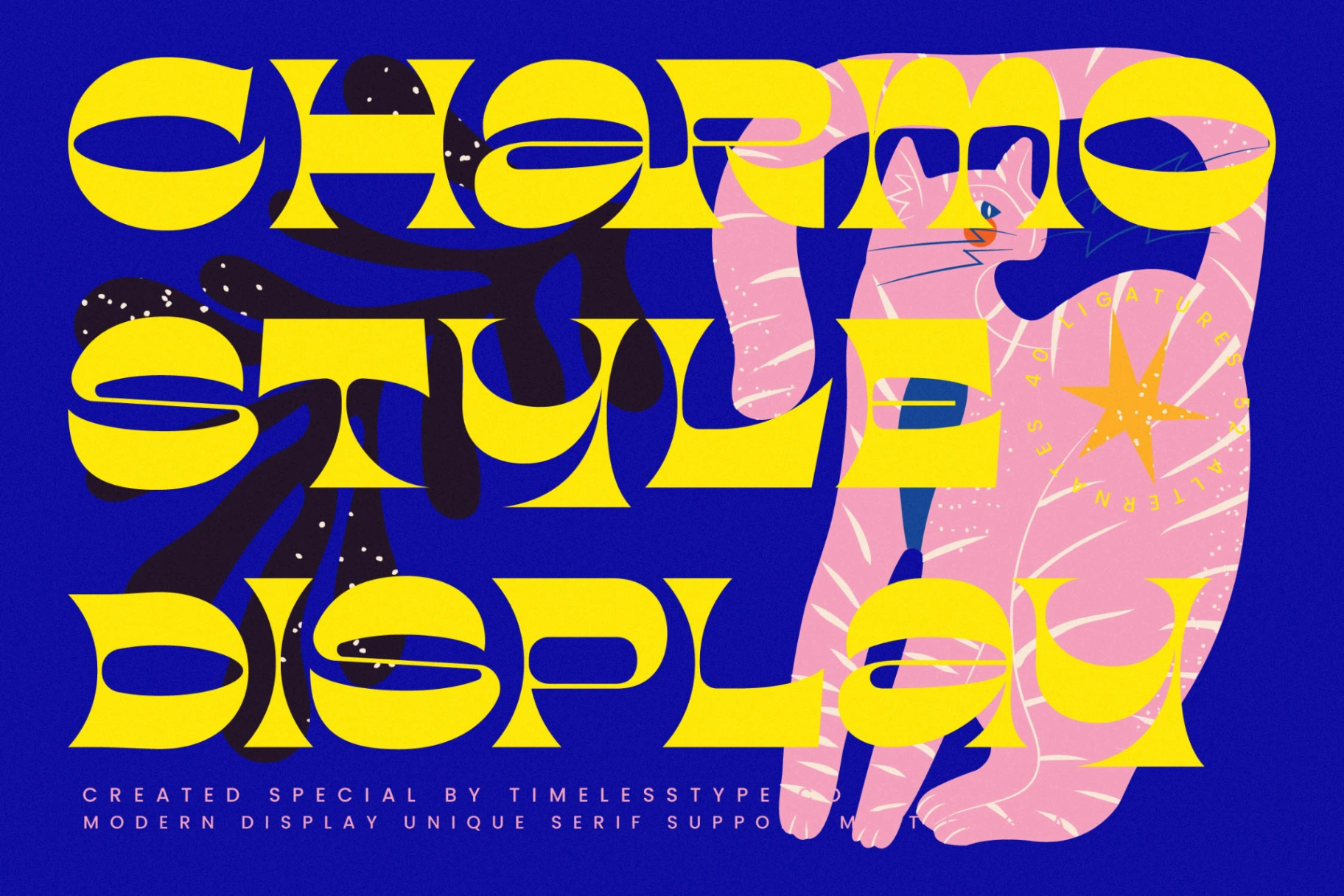 Charmo Style - Modern Display Unique Serif Font | Timeless Type
