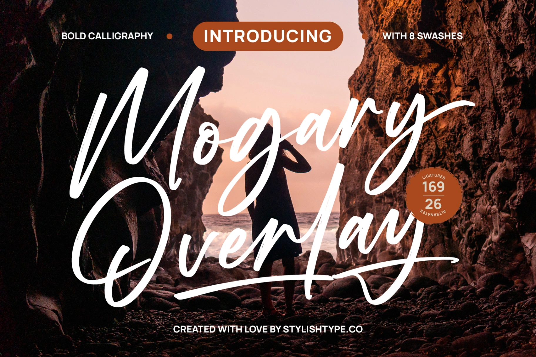 Mogary Overlay - Bold Calligraphy Font Font | Timeless Type