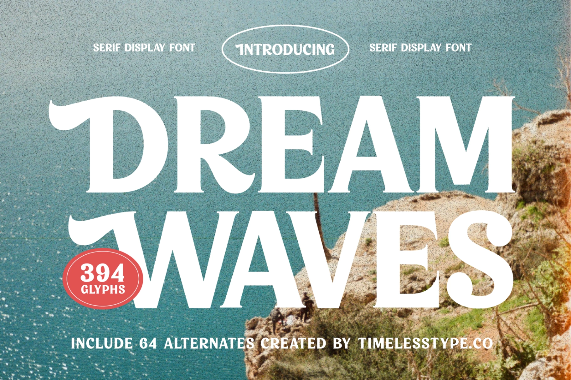 Dream Waves - Serif Display Font Font | Timeless Type