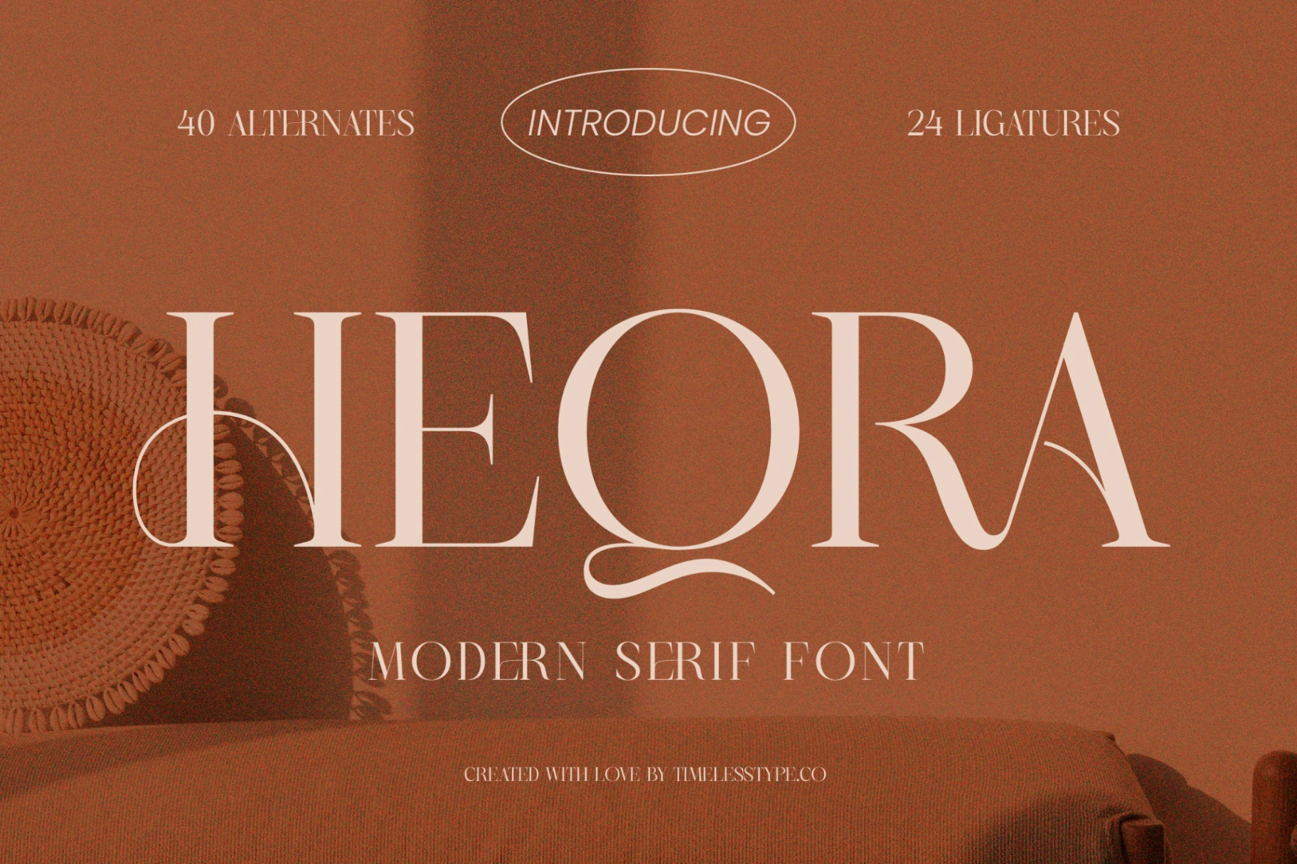 Heqra - Modern Serif Font Font | Timeless Type