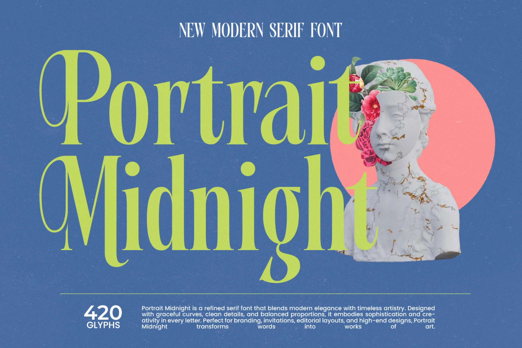 Portrait Midnight - Modern Serif Font Font | Timeless Type