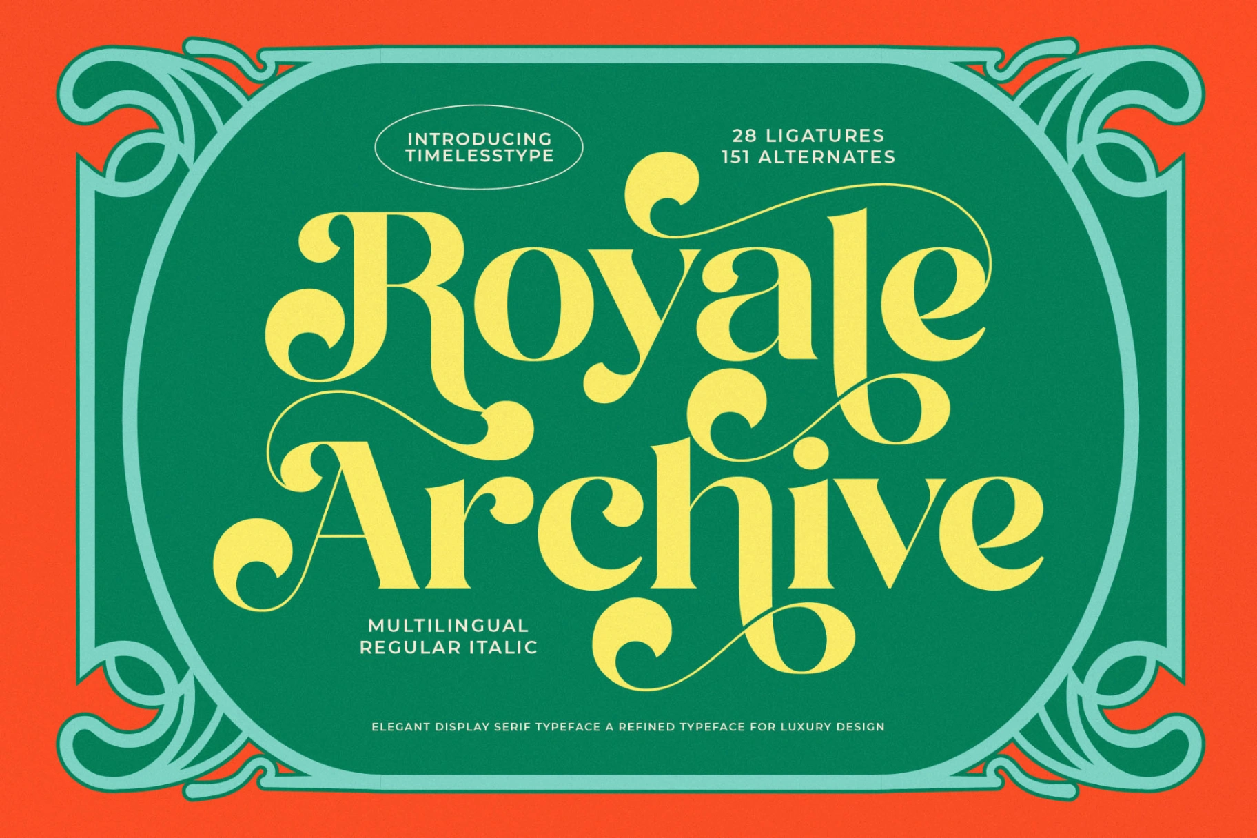 Royale Archive - Elegant Display Serif Font | Timeless Type