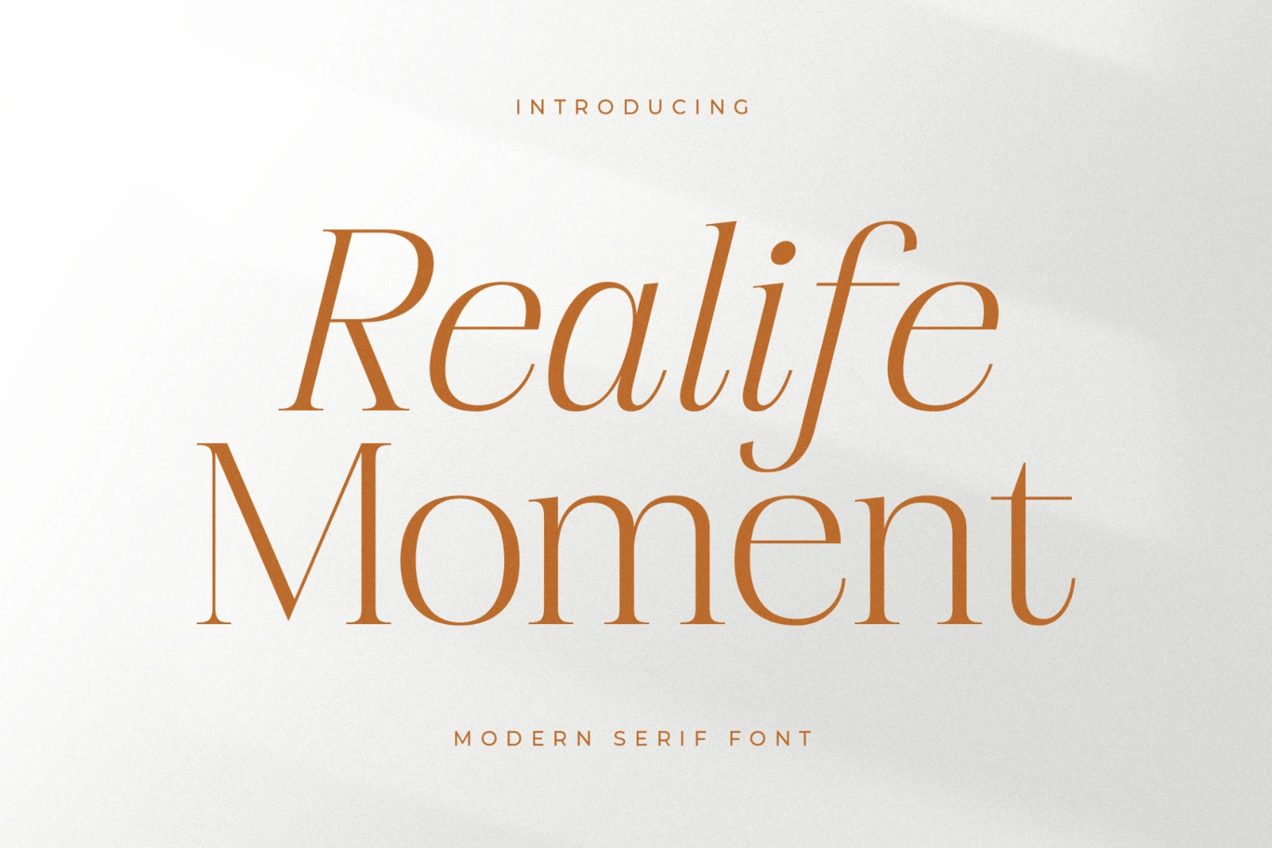 Realife Moment – Modern Serif Font Font | Timeless Type