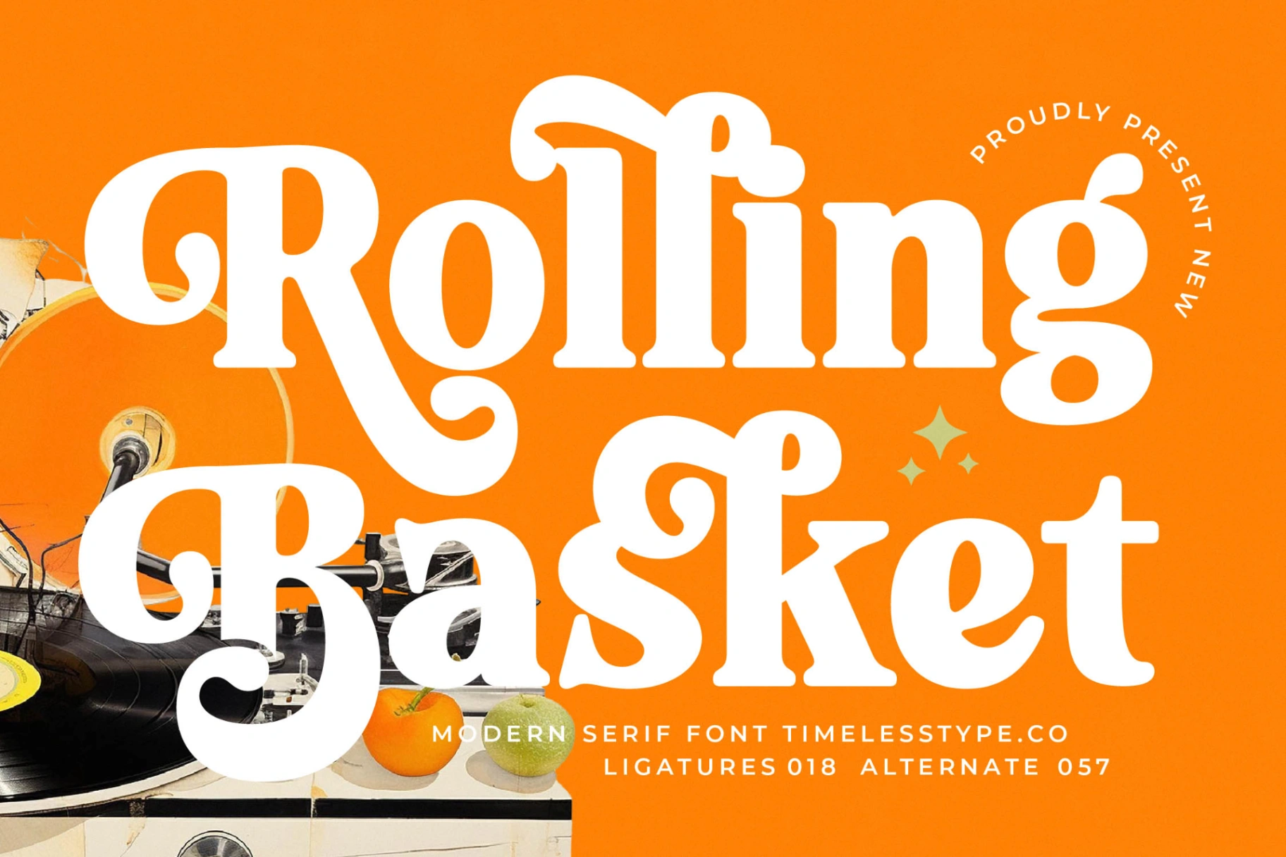 Rolling Basket - Modern Serif Font Font | Timeless Type