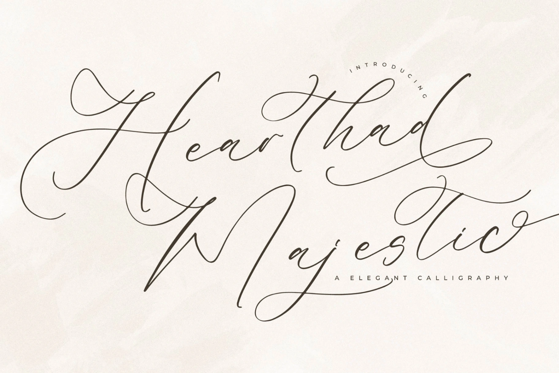 Hearthad Majestic – Elegant Calligraphy Font Font | Timeless Type